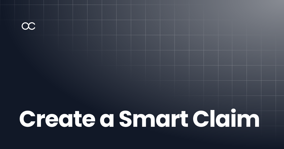 Create a Smart Claim | Docs
